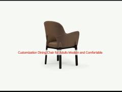 Custom Dining Chair For Adults With Armrest Modern And Comfortable