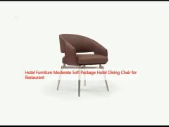 Hotel Furniture Moderate Soft Package Hotel Dining Chair For Restaurant