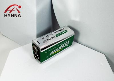 China Alkaline Zinc Manganese Dioxide Battery 9V Zn MnO2 Battery Cell IEC 6LF22 / 6LR61 for sale