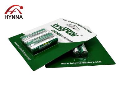 Cina 1.5V Batteria AAA alcalina LR03 2 Pcs Blister di carta OEM 4pcs Blister Pack Batterie in vendita