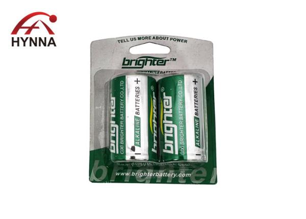 Quality Non Rechargable Alkaline C Battery 1.5 Volt 2 Cell C Battery Standard Blister for sale