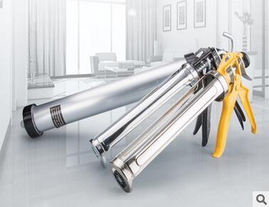 China Pistola para calafatear del cartucho de aluminio rotatorio resistente de la manija del kilómetro en venta