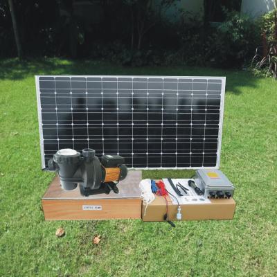 China Black 900w Solar Pool Pump Submersible Solar Water Pump JP21-19/900 for sale