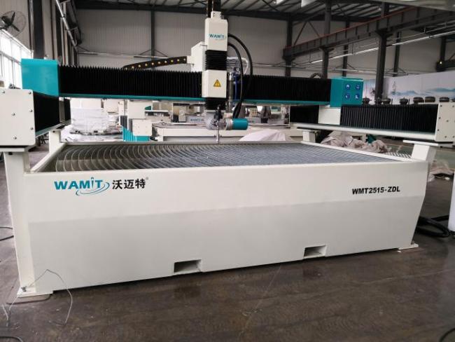 1500*2500mm provide overseas installation waterjet cutting machine with 420Mpa high pressure pump