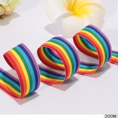 China Custom Woven Jacquard Ribbon , 100% Polyester 0.3cm-1m with 196 plain colors jacquard elastic ribbon Eco-friendly for sale