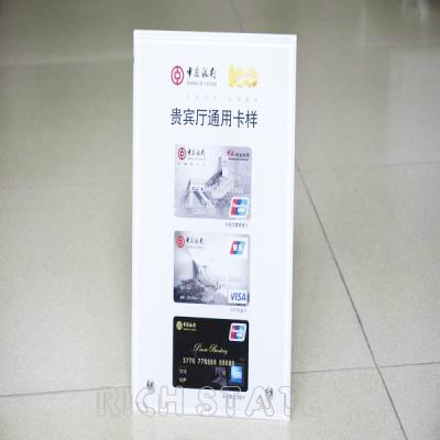 China Acrylic banking hall displays stand for sale