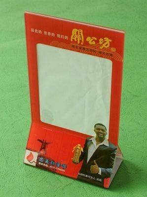 China Heat printing Acrylic table holder for sale