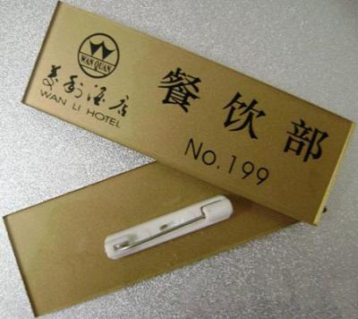 China Printed name badges for sale