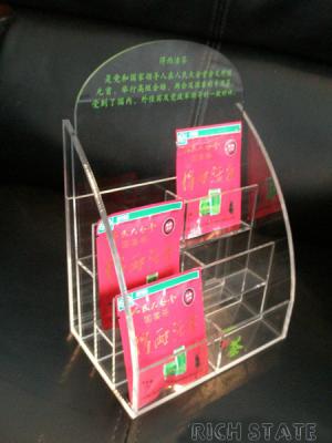 China Counter standing Trifold leaflet holder for sale