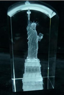 China Crystal 3D laser inner carve for sale