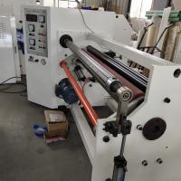 China 1000mm Non Adhesive Automatic Rewinding Machine with Servo Motor and PLC Tension Control for sale
