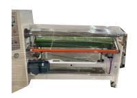 China 1000mm Non Adhesive Automatic Rewinding Machine with Servo Motor and PLC Tension Control for sale