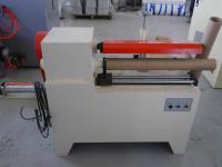 China Pneumatic Multi Cutters Paper Tube Core Cutting Machine 500mm Width 76.2mm ID for sale