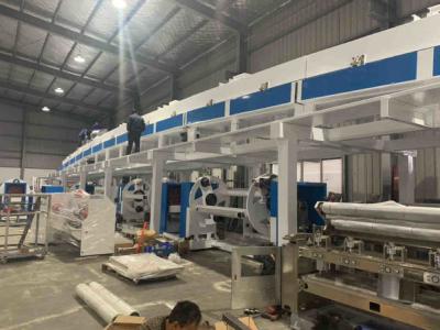 Cina Singola asse a base d'acqua 30m 180m/Min Adhesive Coating Machine in vendita