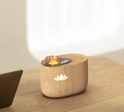China 350ml Fire Flame Humidifier With Timing Automatic Outage Protection for sale