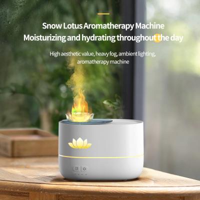 China White Black Flame Humidifier 350ml With Low Noise Level Less Than 35dB for sale