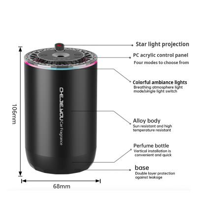 China LED licht auto aromatherapie machine met aluminium legering ABS elektronische componenten for sale