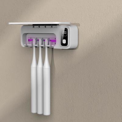 2000mah Battery UV Toothbrush Sanitizer Case With 5 Toothbrush Positions