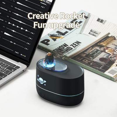China ABS Material Fire Flame Humidifier With 12W Power And Low Noise Level 350ml for sale