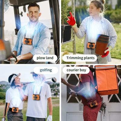 Китай Socool Fan 20000mAh портативный USB аварийный источник питания Фан Type-C Clip Waist носимые вентиляторы продается