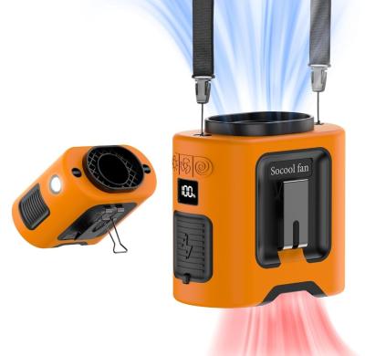 Китай Socool Fan Clip Fan 14500mAh Внутренний и наружный 4 скоростные уровни источника питания типа-С перезаряжаемый вентилятор для охлаждения продается