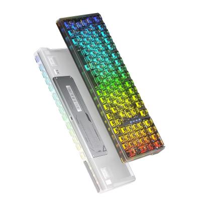 China Teclado de eje magnético con luz de fondo RGB con cambio de tecla N y pies ajustables para Windows y Mac en venta