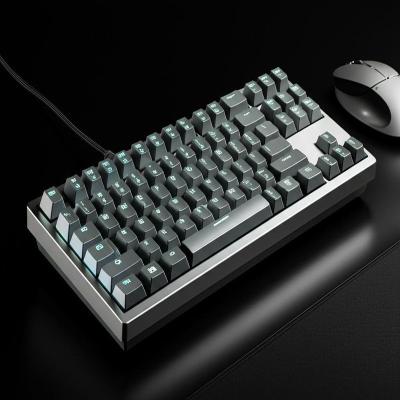 China Teclado de eje magnético ligero y duradero con interfaz USB e iluminación RGB para Windows/Mac en venta