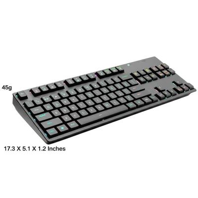 China Magnetic Axis Mechanical Keyboard with 2.0mm Key Travel Distance Full Key Anti-Ghosting and Aluminum Alloy Frame for sale