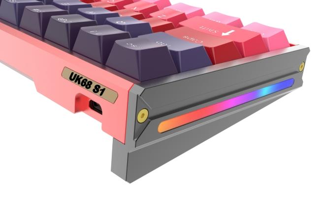 Magnetic Axis Keyboard in different color options