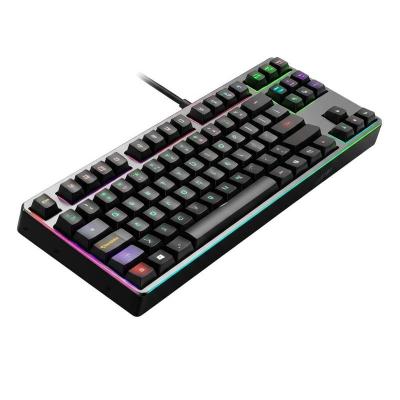 China Magnetic Axis Mechanical Keyboard with Long-Lasting Magnetic Axis Switch, OEM Keycap Profile, and Double-Shot Keycap Printing for sale