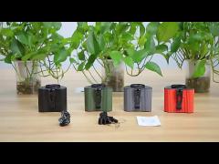 Socool Ventilator Mini Neck Outdoor Usb Led Waist Clip Ventilatoren Draagbaar Oplaadbaar 4000MAh