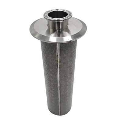 China New Condition 10 Micron Sintered Wire Mesh Filter Element Stainless Steel Cartridge Filter with Alloy Sintered Wire Mesh Tube for sale