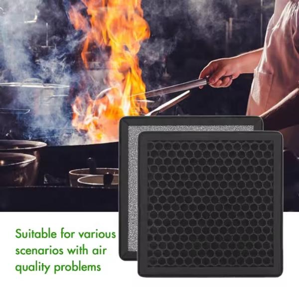 Quality Activated Carbon Filter Pads Electrical Panel Fan Charcoal Smoke Filter for sale