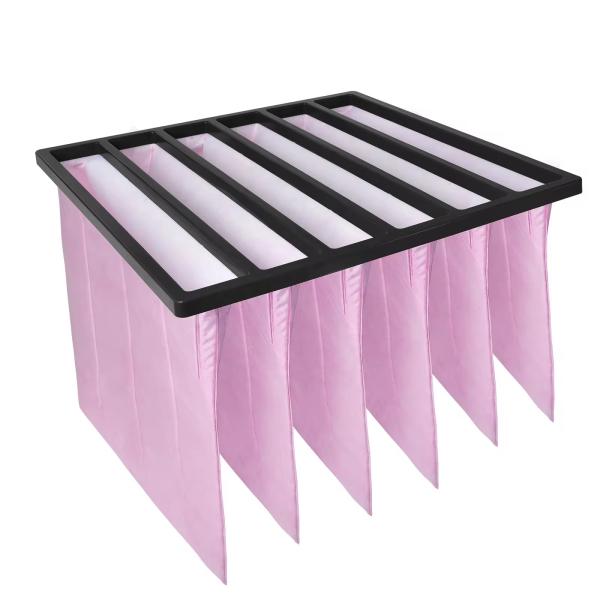 Quality Customized Good Quality F6 F7 F8 Air Handler Filter Bag Fiberglass Factory Price Pocket Filter Bag Glass Fiber Filter for sale