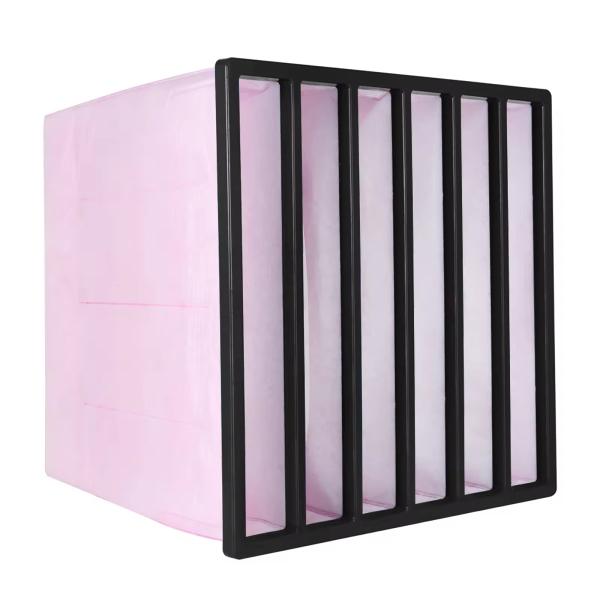 Quality Customized Good Quality F6 F7 F8 Air Handler Filter Bag Fiberglass Factory Price for sale