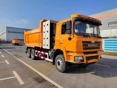 중국 CNG SHACMAN 덤프 트럭 F3000 6x4 380 유로V 노란색 덤퍼 트럭 판매용