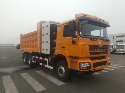 Cina CNG Heavy Dump Truck SHACMAN F3000 8x4 Tipper Truck 380hp EuroV Giallo in vendita