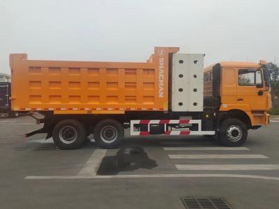Cina CNG Heavy Dump Truck SHACMAN F3000 8x4 Tipper Truck 380hp EuroV Giallo in vendita