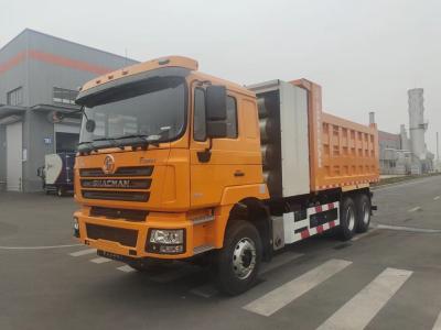 중국 SHACMAN CNG 덤프 트럭 F3000 6x4 430 유로V 노란색 판매용