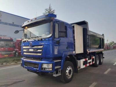 중국 SHACMAN CNG 덤프 트럭 F3000 6x4 380 유로V 블루 판매용