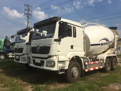 중국 SHACMAN H3000 콘크리트 믹서 트럭 6x4 트럭 믹서 애기레이터 340HP 흰색 판매용