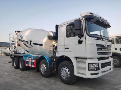 Cina F3000 camion da trasporto di calcestruzzo 8x4 375hp Shacman Mixer EuroV Bianco in vendita