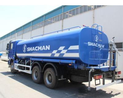 Cina 336hp camion serbatoio dell'acqua SHACMAN F3000 Acqua blu Capital Trucking 6x4 EuroV in vendita