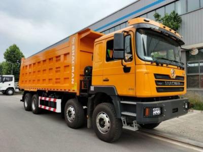 중국 SHACMAN F3000 덤프 트럭 8x4 375hp 유로 V 노란색 티퍼 모델 SX3255DT384 판매용