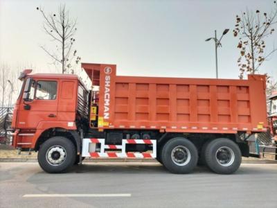 중국 SHACMAN 3AXLE 틱퍼 트럭 F3000 6x4 380hp 유로 II 오렌지 판매용