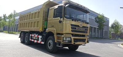 중국 SHACMAN 중형 틱퍼 트럭 F3000 6x4 375hp 유로V 오렌지 판매용
