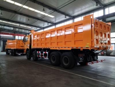 Cina SHACMAN F3000 Tipper Truck 8x4 380 HP EuroII Giallo Dump Truck Motore WEICHAI in vendita