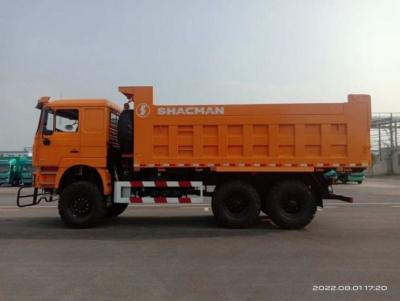 Cina SHACMAN L3000 Tipper Dump Truck 4x2 6 prova 180 HP Euro II Giallo in vendita