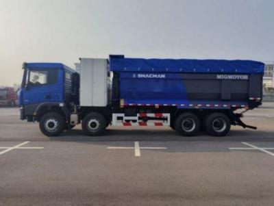 Cina X3000 Truck pesante 8x4 SHACMAN CNG Blu Truck dumper destra conducente 430 HP in vendita