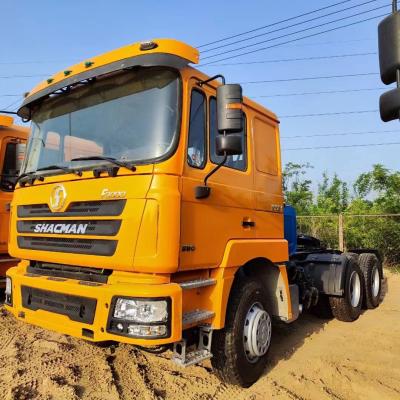 China Yellow SHACMAN F3000 Head Tractor 6x4 430HP EuroII SHACMAN Tractor Head for sale